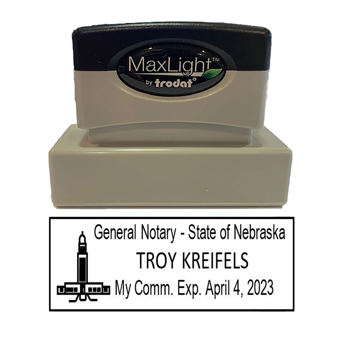 MaxLight Notary Stamp